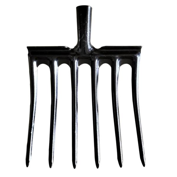 Quality 1020104 6 tines carbon steel ridge type digging backyard punching spading garden forks for sale
