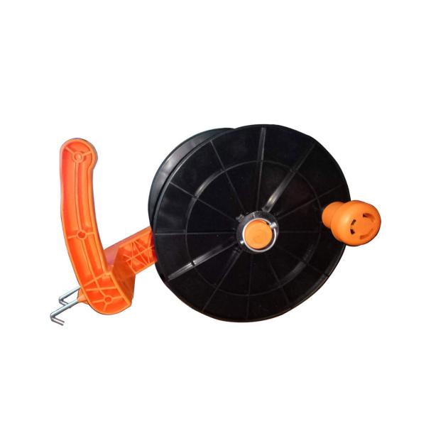 Quality FR001 fencing paddock electric conductor plastic reels with metal hook for sale