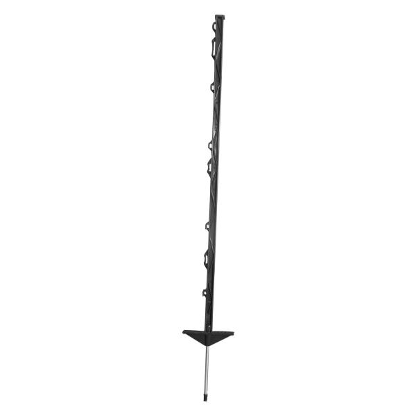 Quality PP06 105cm Electric Paddock Fencing Posts  Plastic Double Step Galvanized Ground Nail UV-Resistant Flexible for sale