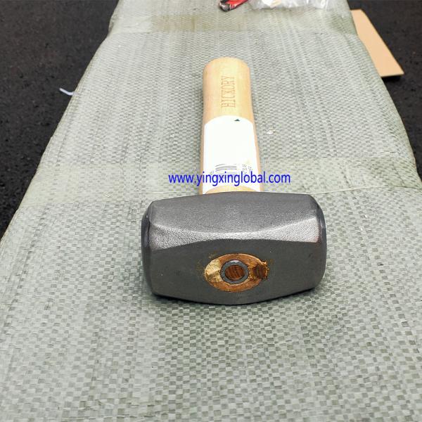 Quality HSW3228 Hammer Stoning Lump 28cm Hickory or Beech Handle Assembled Painted 2 for sale