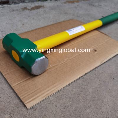 Quality HSF3190 With 90cm Fiberglass Handle Steel Sledge Octagon Hammer for sale