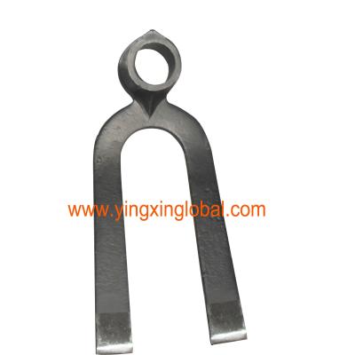 China 30020113 With Round Hole Eye Two Tines Forged Digging Garden Farming Fork-Hoes Hoes for sale