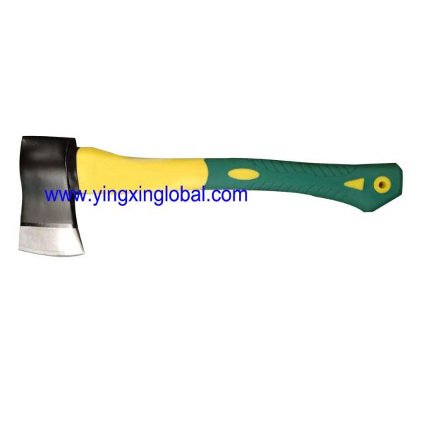 Quality AF36151 With Fiberglass Shaft Forged Steel Metal Axes Hatchets Used For Felling Woods for sale
