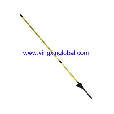 China FP001B Plastic Fiberglass Posts Electric Fencing Paddock Single Step 110cm Galvanized Ground Nail for sale