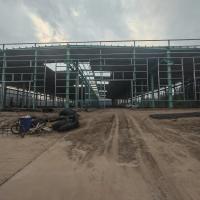 China Steel Structure Workshop with EPS Sandwich Panel Roofing H Beam 10000sqm for sale
