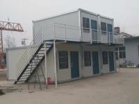China Reusable Light Gauge Steel Frame Prefab House Quick Assembly 3-Layer Stackable for sale