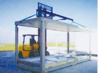 China Detachable Foldable Container House 13.92m2 Flat Pack Prefab Steel Structure Home for sale