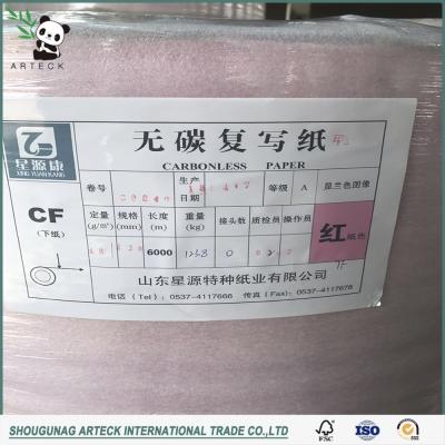 Cina 48-80 gm Carta inossidabile di colore di polpa di legno vergine per la fabbricazione di rotoli di carta in vendita
