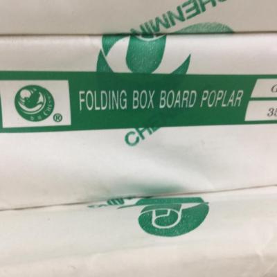 Cina Carta d'avorio rivestita da un lato di polpa bianca vergine per soluzioni di imballaggio in carta da mulino in vendita