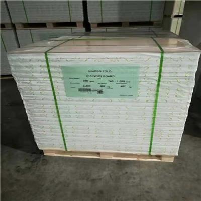 China Ningbo Fold C1S/FBB/Ivory Board voor verpakking en drukwerk 711*1118 Te koop