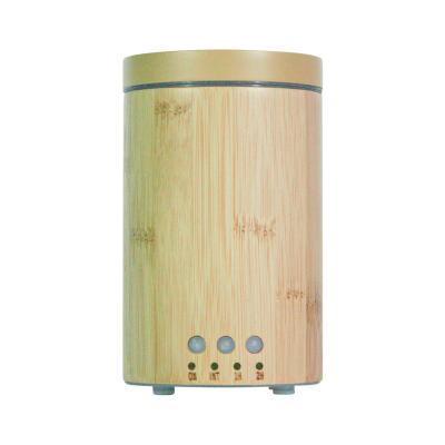 Cina Gift Decor Natural Bamboo Essential Oil Diffuser 150ml For Home Hotel With LED Light in vendita