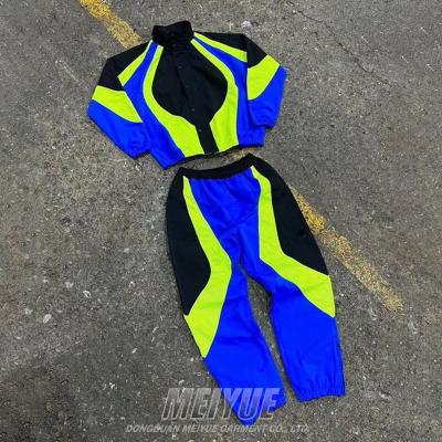 China Customization Mens Windbreaker Tracksuit Nylon Reflective Track Suit Quick Dry for sale
