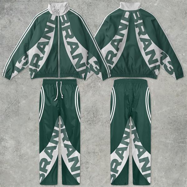 Quality OEM Service Letter Print Wind Breaker Tracksuit Lightweight Zip Up Jacket Tracksuits for sale