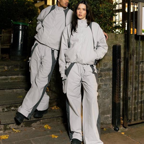 Quality Heavyweight 100% Polyester Jogging Suits Patchwork XXS-5XL Custom Windbreaker Set for sale