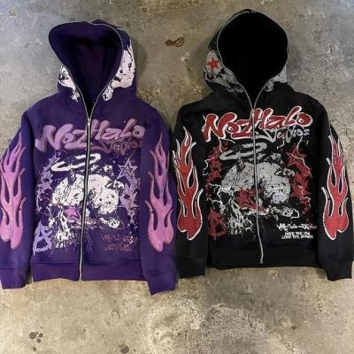 China Oversized Digital Print Hoodie Pullover 100% Cotton 500Gsm Men Fleece Hoodies for sale