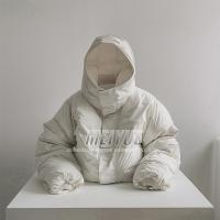 China Men'S Bubble Winter Removable Hood Puffer Down Jacket Custom Logo for sale