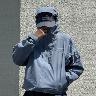 China Jaqueta de nylon de nylon de nylon com capuz para homens de rua de streetwear com capuz à venda