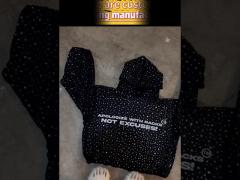 custom rhinestone hoodie