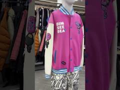 Produttore personalizzato giacca in lana e pelle da uomo, alta qualità, vintage, invernale e autunnale, giacche varsity da baseball con lettere