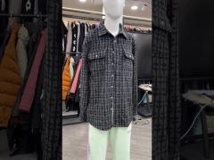 Custom Casual lana invernale bottone su Giacca da lavoro Polo Magliette di manica lunga di flannel per uomini