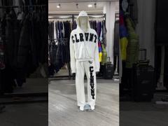 Custom Hoodie and Sweatpants Set Vintage Applique Embroidered logo Distressed Hoodie Joggers Set Tra