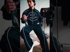 Custom 3m Lightweight Reflective Detachable Zipper Nylon Shorts Sweatsuit Men Windbreaker Jacket and