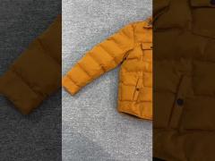 Winter Custom Unisex Cotton Detachable Zip up Sleeveless Coat with Hood Cropped Puffer Down Jacket f