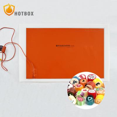 China Food-grade silicone rubber candy heating plate handmade sugar table electric blanket candymaker heater operation pad for sale