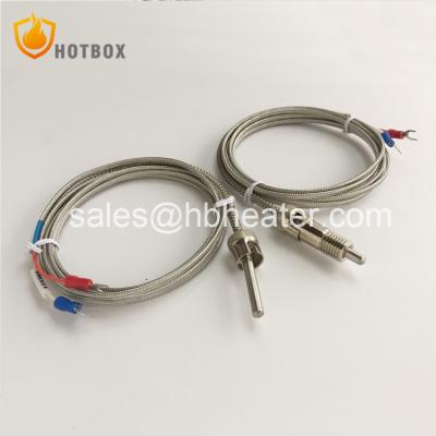 China WRNT - 02 industrial injection machine temperature sensor ferrule type K thermocouple for sale