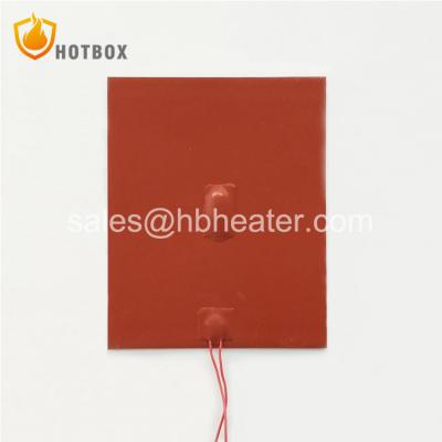 China Silicone heater pad installed in a dip dispenser and heat cheese sauce heating mat with thermostat for sale