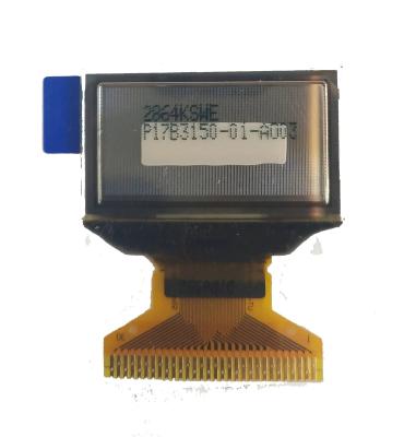 중국 현명한 착용할 수 있는 PMOLED 작은 Oled 디스플레이 화면 128x64는 0.96 인치에 점을 찍습니다 판매용