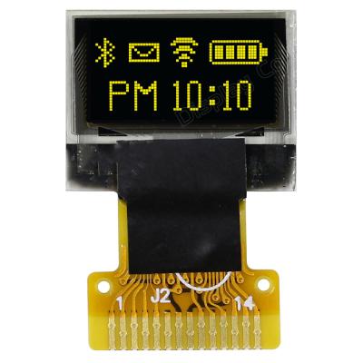 China Amarelo da exposição de 0,49 polegadas 64x32 Dots Lcd PMOLED mono mim tela pequena de Oled da RODA DENTEADA do ² C à venda