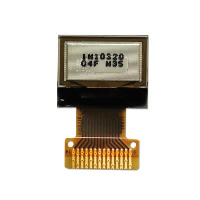 중국 0.49 인치 64x32 점 Lcd PMOLED 디스플레이 모노는 I2C COG 작은 Oled 화면을 노랗게 합니다 판매용