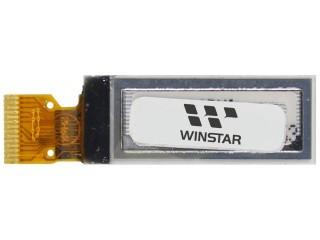 China 15 Pins 128x32 Dots PMOLED Display 0.91 Inch Yellow I²C COG Graphic Monochrome for sale