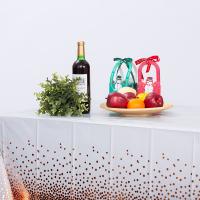 China Rectangle CPP White Disposable Tablecloths 8ft Disposable Table Covers for sale