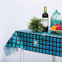 China Shiny Laser Disco Table Cloths Rectangular Disco Ball Tablecloth for sale