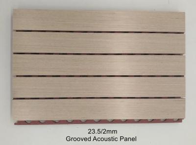 China FSC Eco-friendly Natural Oak Acoustic Wood Veneer Slat Wall Panels Luxury Quality for sale