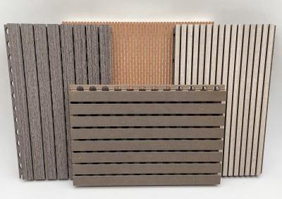 China Linear Maple Veneer Tongue And Grooved Soundproofing Slat Wall Ceiling Acoustic Panels for sale