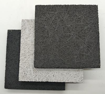 Cina Pareti di soffitto legno nero lana cemento pannelli acustici pannelli isolanti acustici in vendita