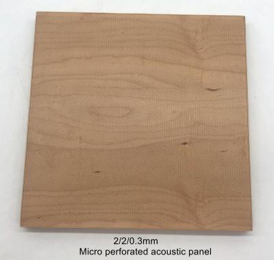 China University Auditorium  2/2/0.5mm NANO Micro Perforated Acousitc Panels Sound Insulation Board for sale