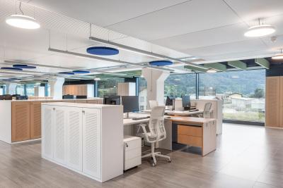 China Painéis Acústicos Microperfurados de Alumínio para Teto Suspenso com Absorção Sonora Contínua à venda