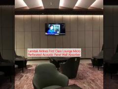 Lamitak Airlines First Class Lounge Micro Perforated Acoustic Panel Wall Absorber