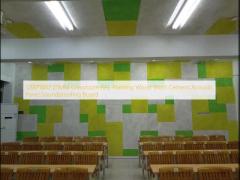 1200*600*25MM Classroom RAL Painting Wood Wool Cement Acoustic Panel Soundproofing Board