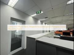 Ceiing Tile Diffuser Fabric Wrapped Acoustical Panels Fiberglass Sound Absorbing Board