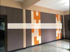 Class Room Ceiling Absorbers Fabric Wrapped Acoustical Wall Panels Sound Absorbing Board