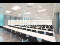 Conference Hall Ceiling Tile RAL9016 White PVDF Microperforated Aluminium Composite Panels