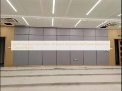 Studio geluidsisolatie Stof Verpakte akoestische wandpanelen Absorberend brandwerend bord