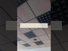 Κεραμίδες οροφής γραφείων RAL Λευκό ξύλο κρέας τσιμέντο ακουστικά πάνελ Πίνακα ηχομόνωσης