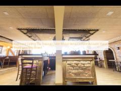 Resturant Ceiling Tile Natural Color Wood Wool Cement Acoustic Panel Soundproofing Board