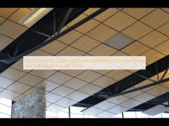 2/2/0.5mm 2'x2' Square Shape Microperforated Wooden Sound Absorbing Wall Acoustic Panels